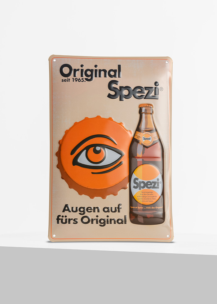Spezi Blechschild "Klassik" | SM-00073